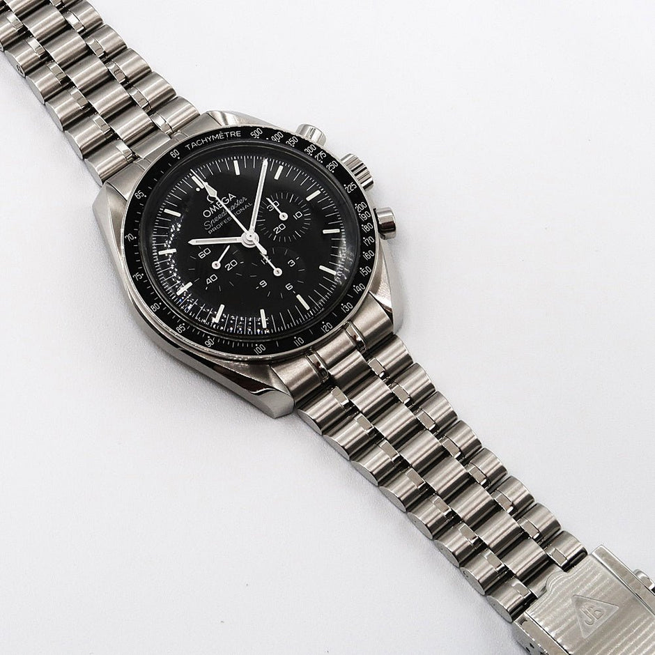 Forstner Bullet Steel Watch Band for Omega Speedmaster
