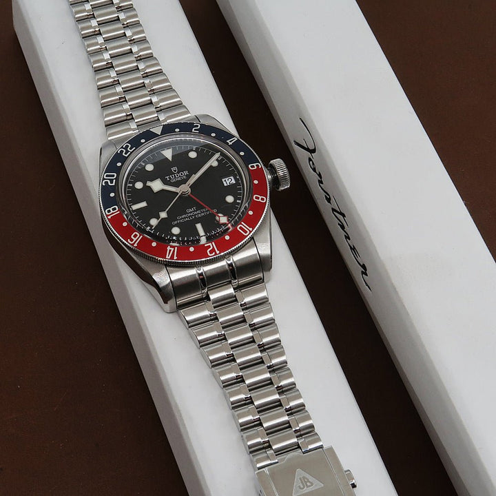 Forstner Bullet Stainless Steel Watch Bracelet TUDOR Black Bay | Holben's