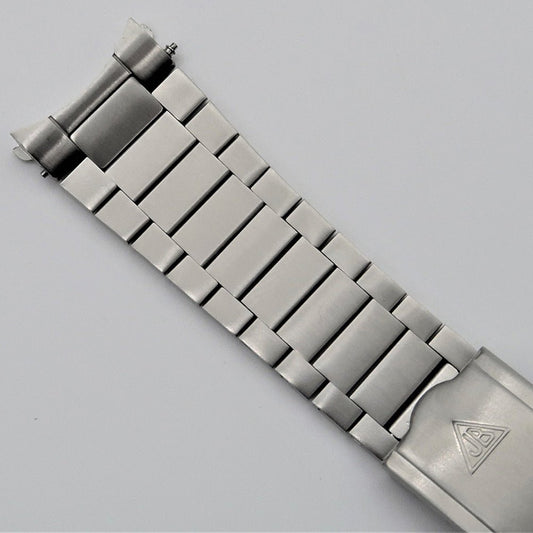 Forstner Flat Link Steel Watch Band for Omega Seamaster