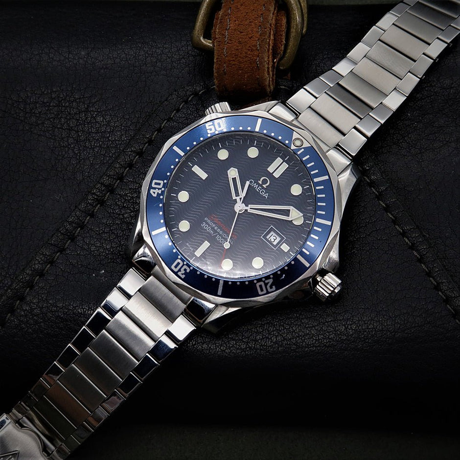 Forstner Flat Link Stainless Steel Watch Bracelet Omega Seamaster ...