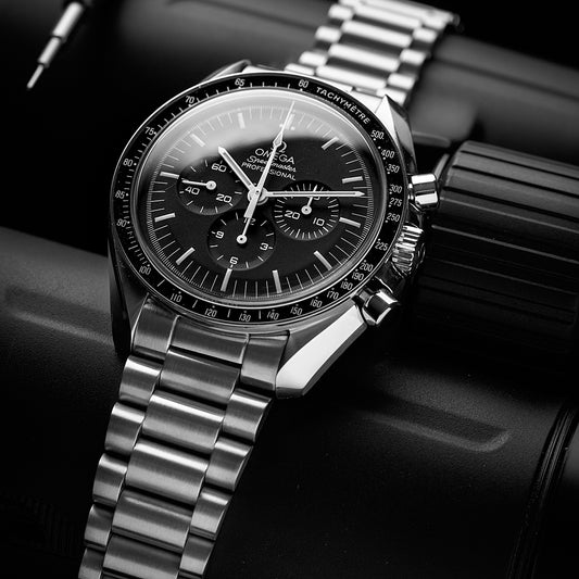 Forstner President 1450 Omega Speedmaster Steel Watch Band