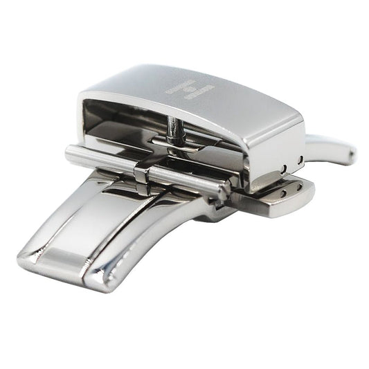 Hirsch Pusher Butterfly Stainless Steel Deployant Clasp | Holben's