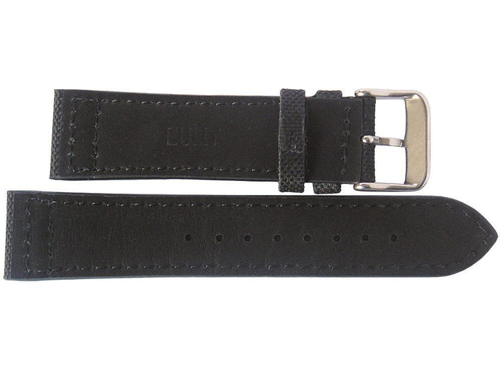 EULIT Canvas Black Watch Strap | Holben's