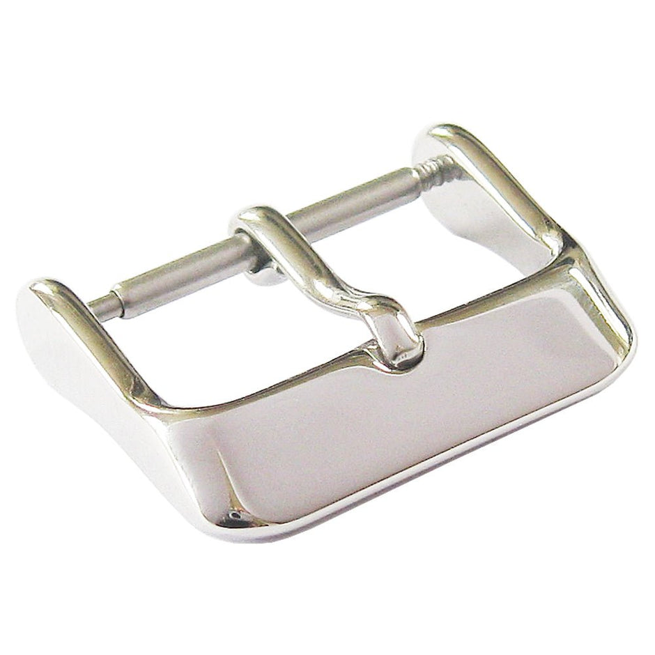 Polished stainless steel buckle